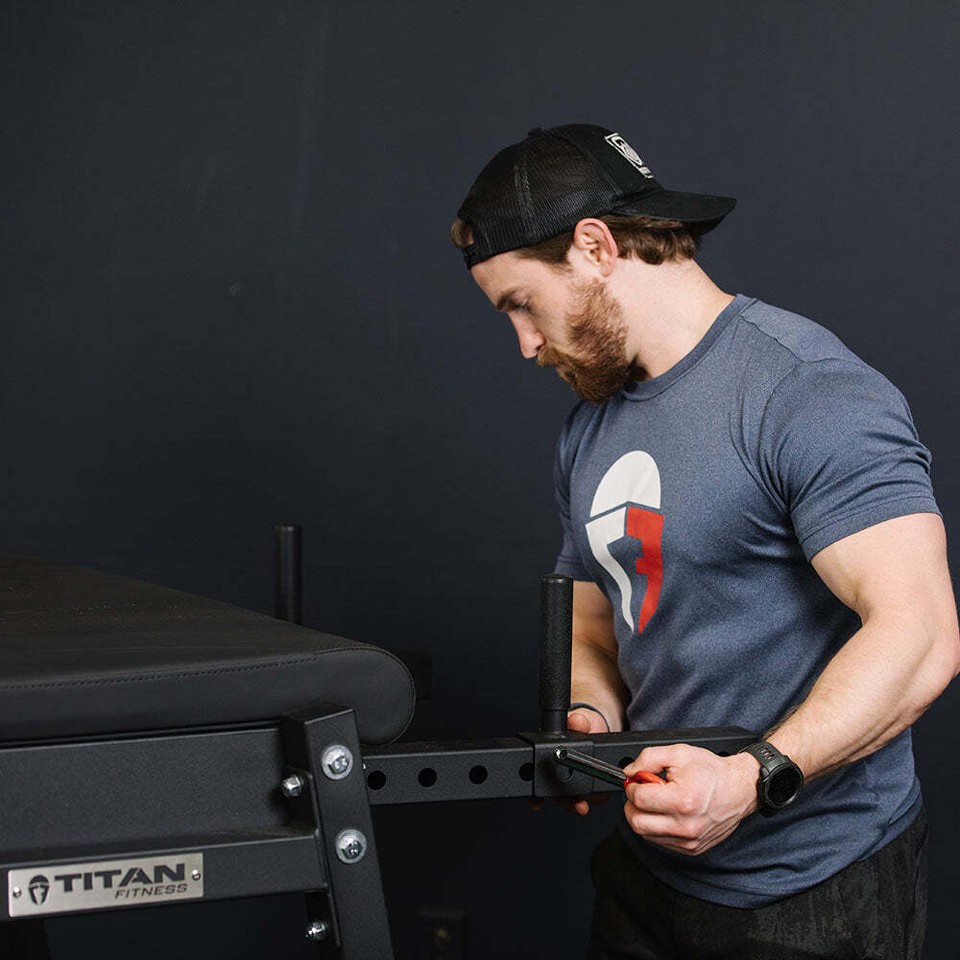 Titan Fitness Economy H-PND, Reverse Hyperextensions Lower Body Machine ...