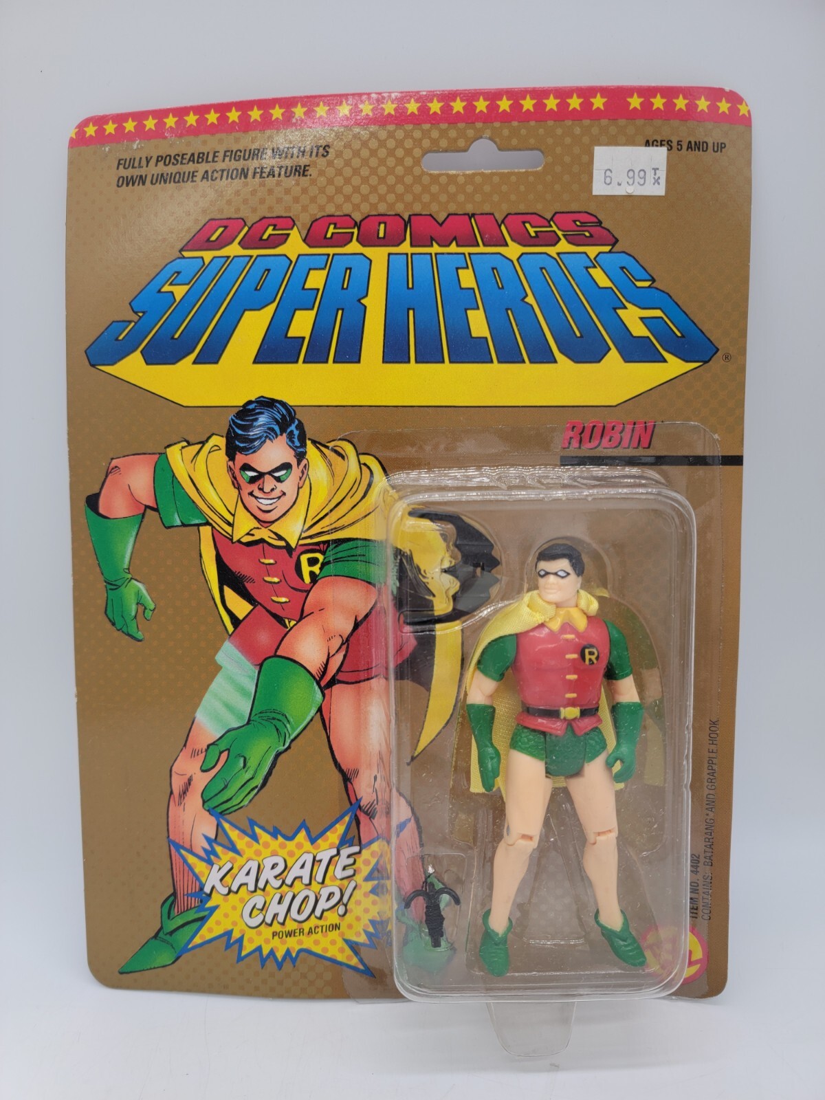 Toybiz DC Comics Super Heroes Robin Karate Chop Power Action Figure ...
