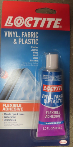 Loctite Vinyl, Fabric, and Plastic Flexible Adhesive #1360694 1 OZ. NEW ...