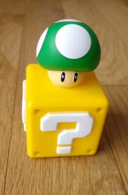 Super Mario 1UP Mushroom Coin Block 2017 5” Vinyl Figure | eBay