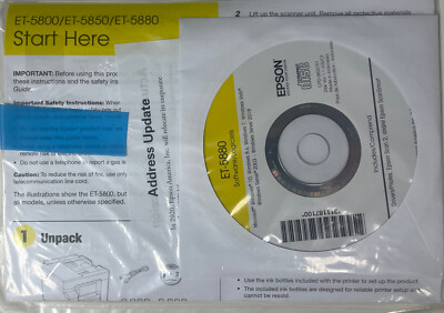 Epson EcoTank ET-5800/5850/5880 Supertank Color Inkjet All-in-One ...