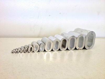 Aluminium Wire Rope Ferrules - 1mm up to 26mm (Qty - 10, 50, 100) | eBay UK