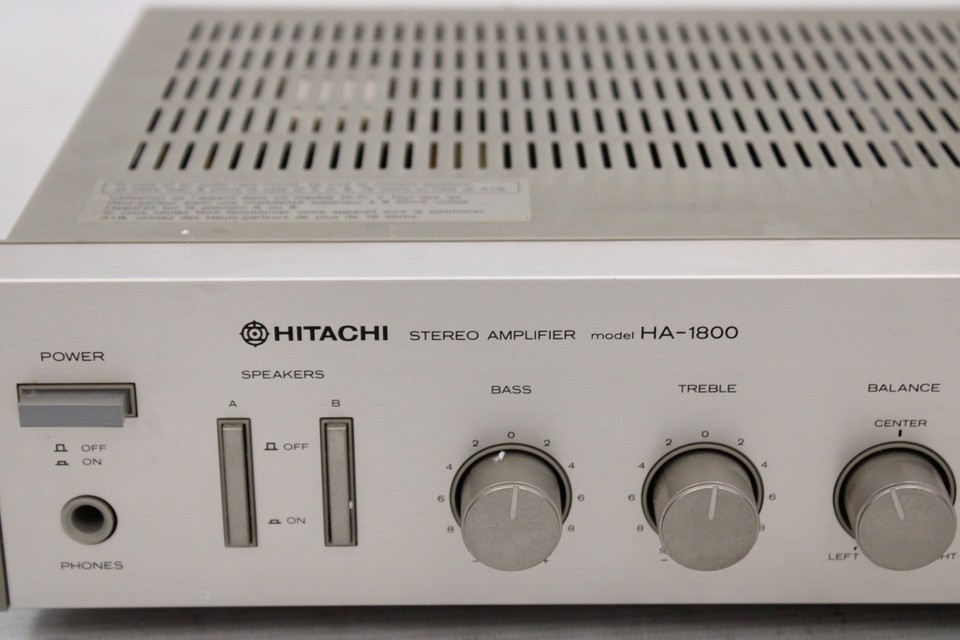 HITACHI HA-1800 Stereo Amplifier Vintage Japan Hi-Fi - S80 | eBay UK