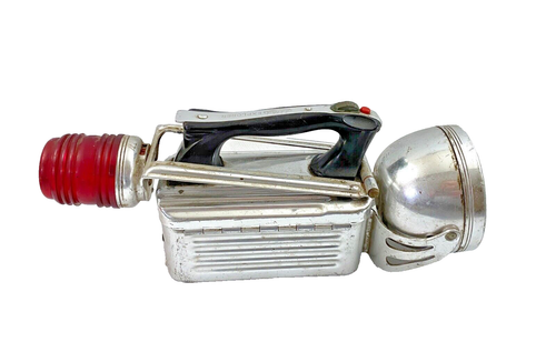 Vintage ASH FLASH EXPLORER Portable Emergency Chrome Flashlight ...