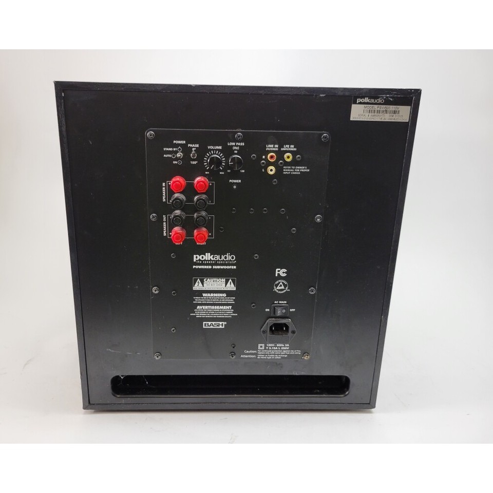 Polk Audio PSW505 Powered Subwoofer - Tested - Local Pick Up Only | eBay