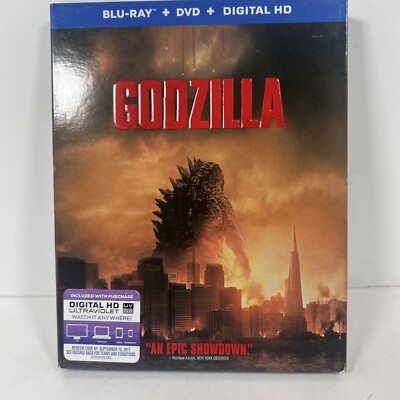 Godzilla (Blu-ray + DVD + Digital HD UltraViolet Combo Pack) DVDs ...