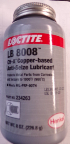 Loctite General Purpose Anti-Seize Lubricant: Copper, Graphite, LB 8008 ...