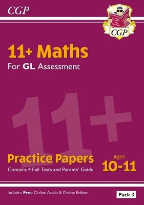 CGP Books 11+ GL Maths Practice Papers: Ages 10-11 - Pack (Mixed Media ...