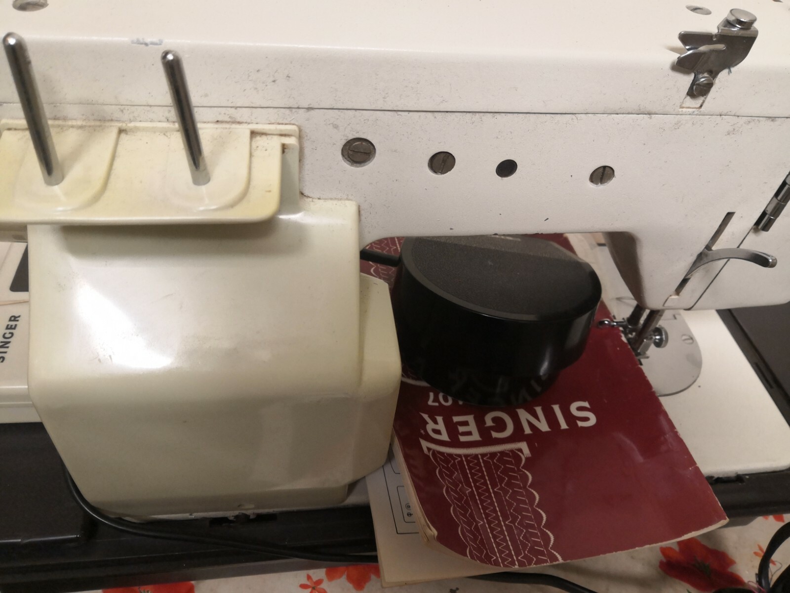 Singer 5107 Embroidery ZIGZAD LEATHER AND FABRIC SEMI INDUSTRIAL HEAVY ...