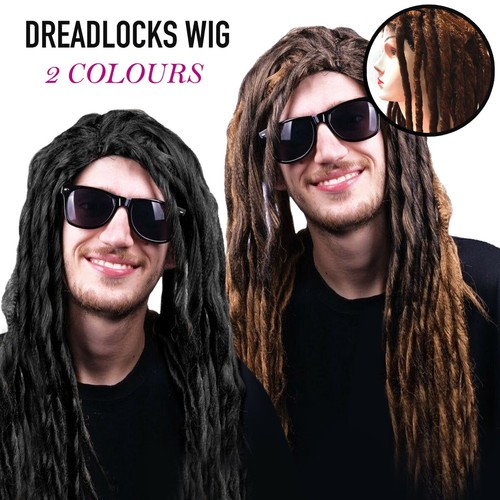 Long Dreadlocks Wig Party Wigs Costume Cosplay Rapper Rasta Hair Dreads ...