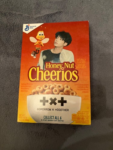 HONEY NUT CHEERIOS LIMITED EDITION K-POP TXT TAEHYUN 10.2oz SEALED BOX ...