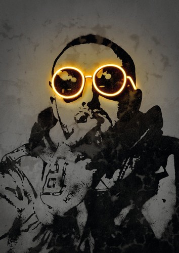 Rapper Hip-Hop Plakat Stil Neon 2PAC Tupac Biggie Eminem Snoop Street ...