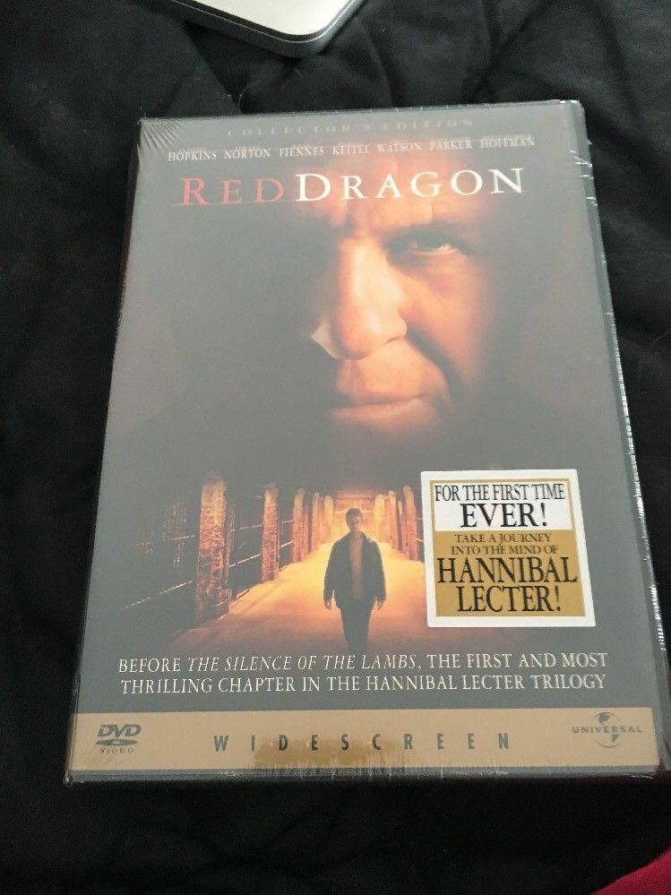 RED DRAGON (DVD, 2003, Widescreen) ED NORTON, ANTHONY HOPKINS ~FACTORY ...