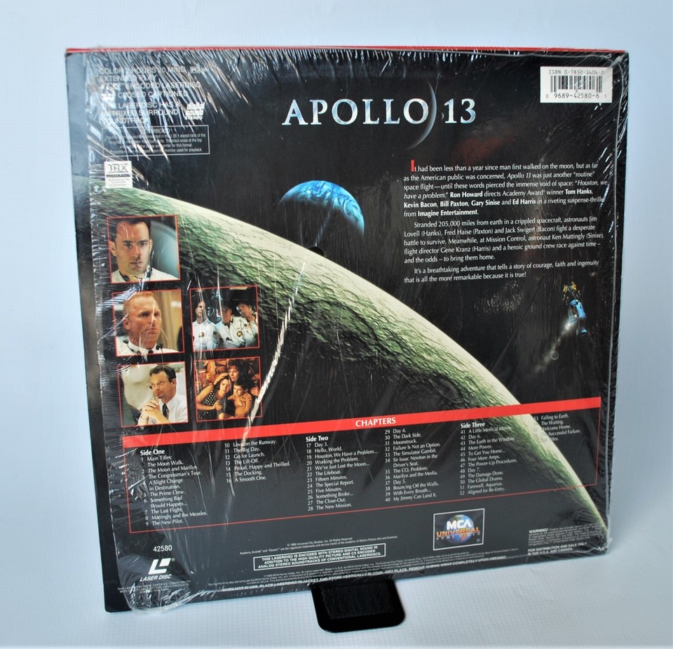 Apollo 13 Laserdisc Tom Hanks Kevin Bacon Bill Paxton Gary Sinise Ed ...