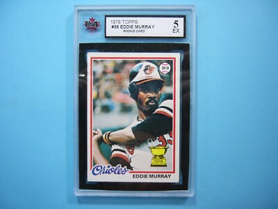 1978 TOPPS MLB BASEBALL CARD #36 EDDIE MURRAY ROOKIE RC KSA 5 EX SHARP ...