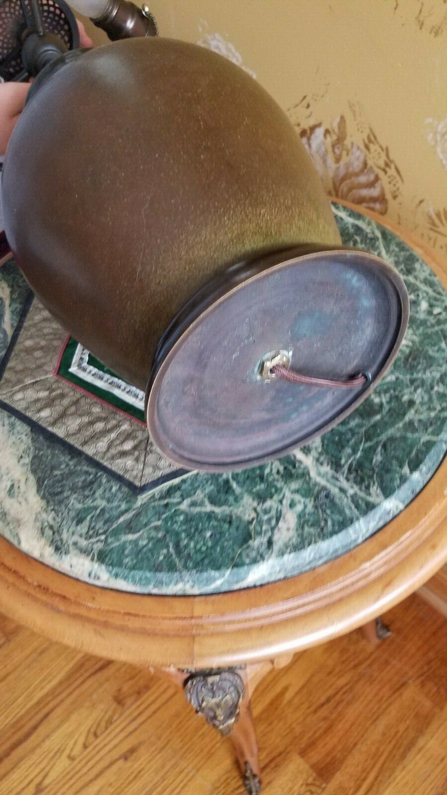 Tiffany Studios Leaded Slag Glass Acorn Shade, Rookwood Pottery Lamp ...