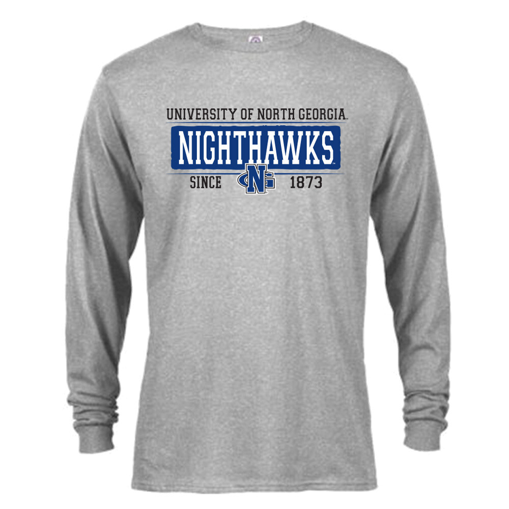 University of North Georgia Nighthawks UNG Since 1873 Logo Long Sleeve ...