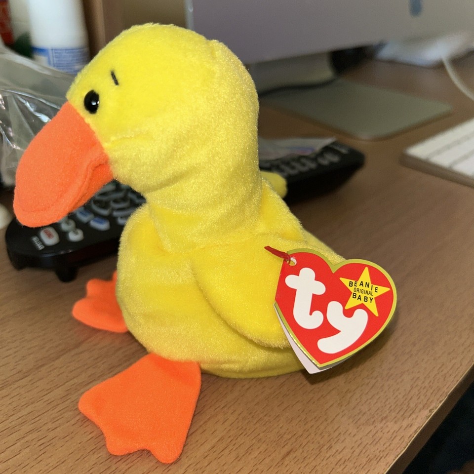 Quackers The Duck Beanie Baby Vintage 1994 With RARE Errors (See ...