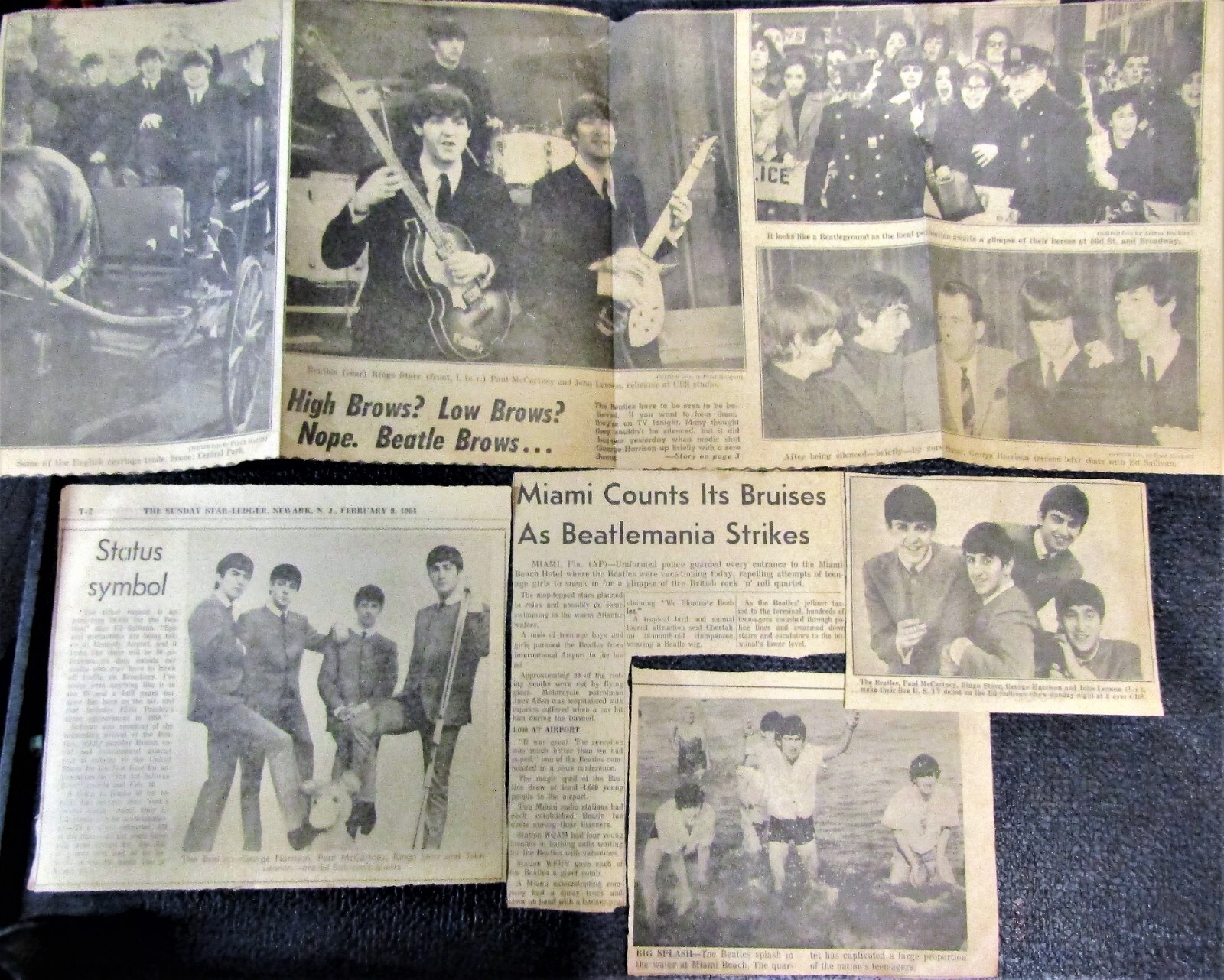 THE BEATLES STARTER NEWSPAPER SCRAPBOOK KIT | eBay