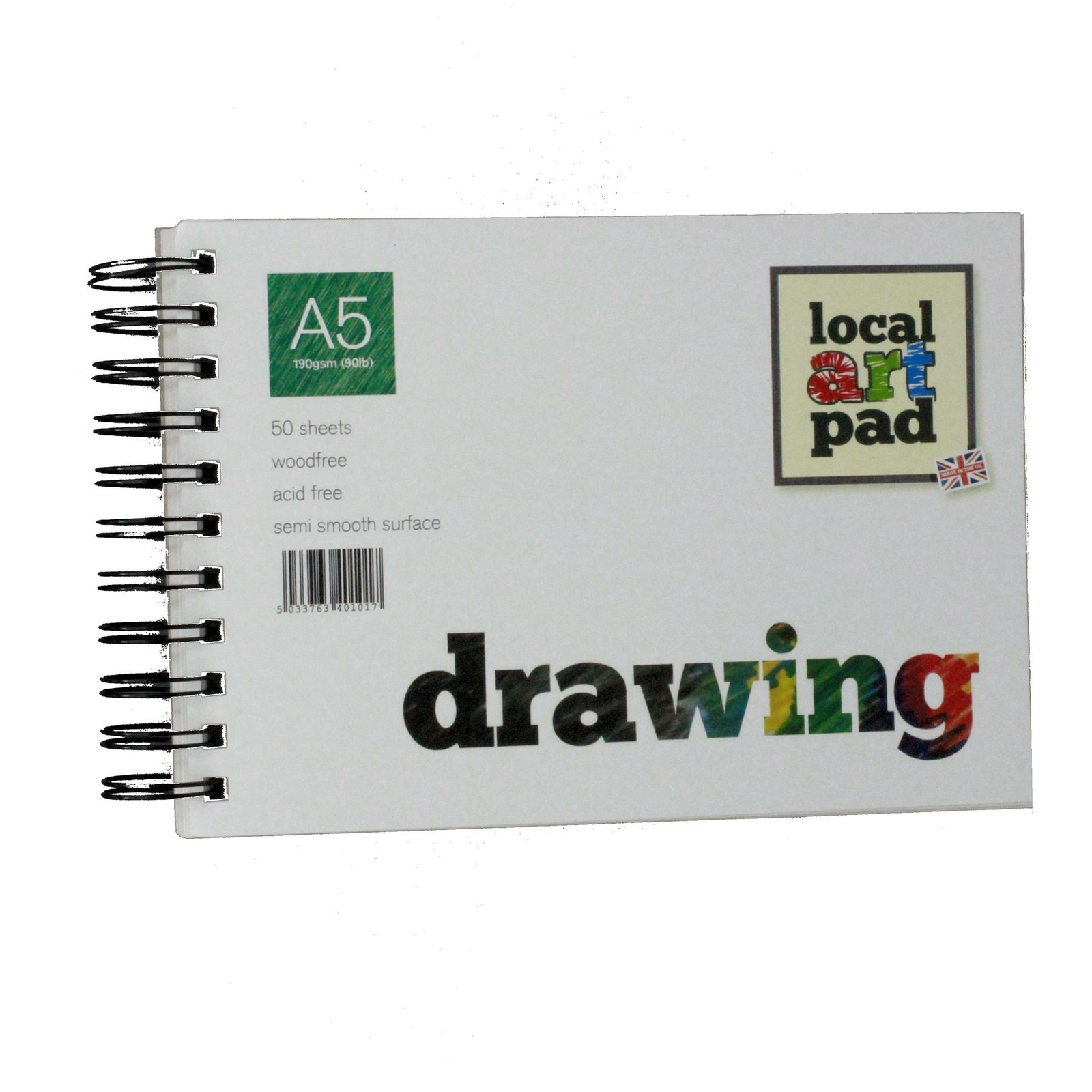 drawing sketching paper pads Local art pad 190gsm A3 A4 A5 spiral bound ...