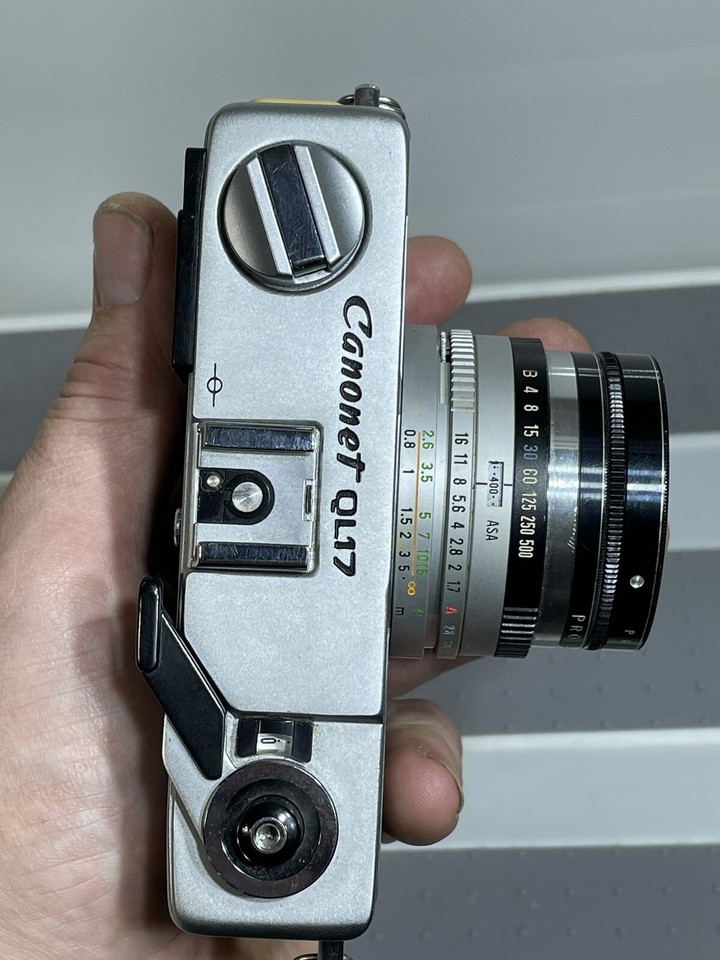 Vintage Canon Canonet QL17 GIII 35mm Rangefinder Camera w/40mm F1.7 ...