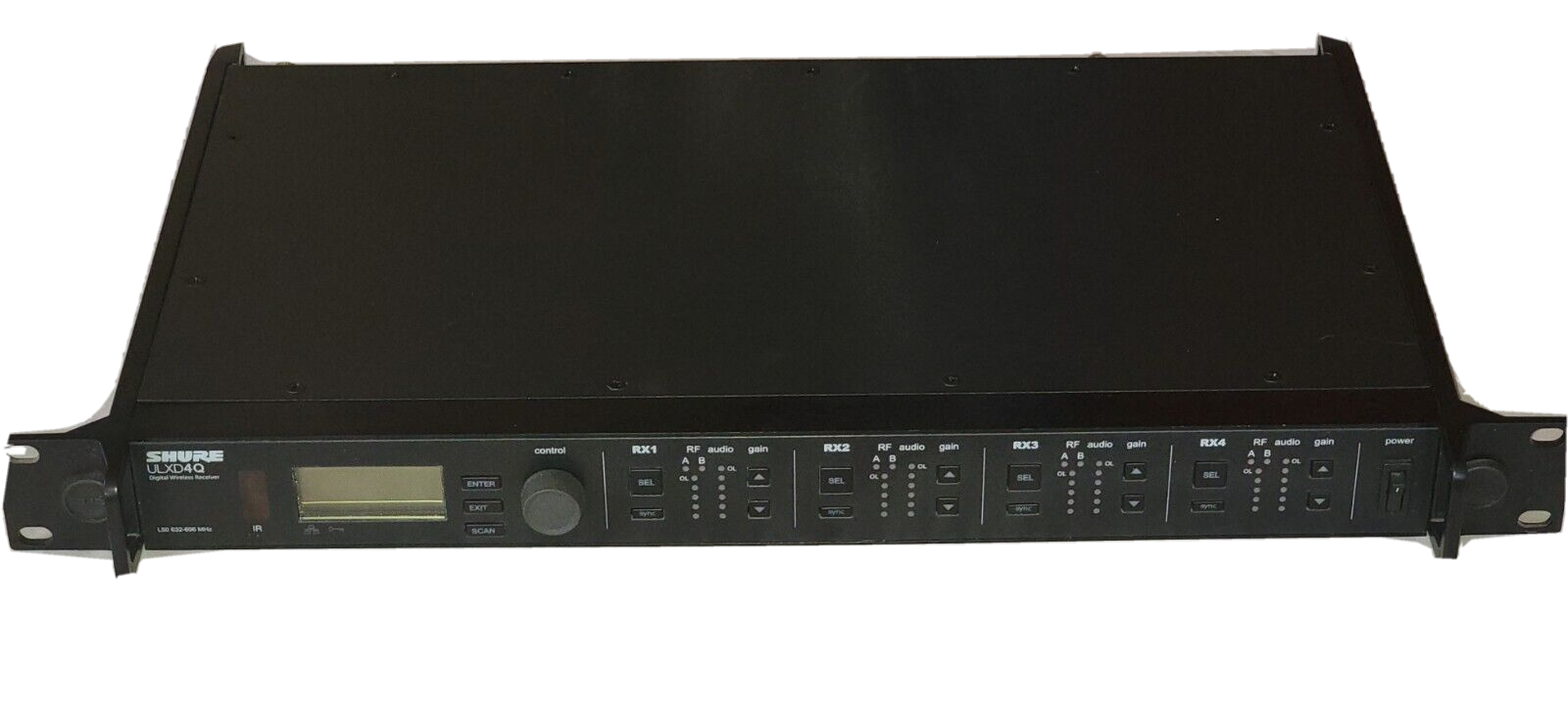 Shure ULXD4Q L50 Quad Channel Digital Wireless Receiver. | eBay