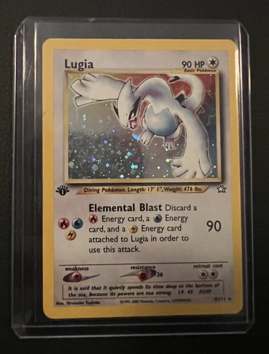 Pokemon TCG “Lugia” 1st Edition "Neo Genesis" Holographic Pokemon Card ...