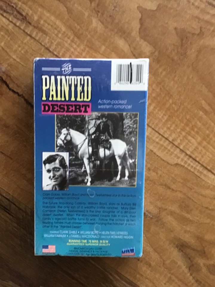 The Painted Desert VHS Clark Gable William Boyd *New* | eBay