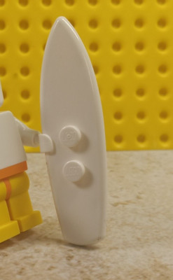 LEGO Surfboard WHITE Surfing Water Xtreme Sports Waves Minifigure Beach ...