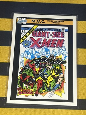 Giant Size X-Men #1 1990 Marvel Universe #132 MVC Most Valuable Comics ...