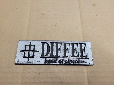 Diffee Lincoln El Reno Oklahoma Car Dealership Emblem Badge Logo ...