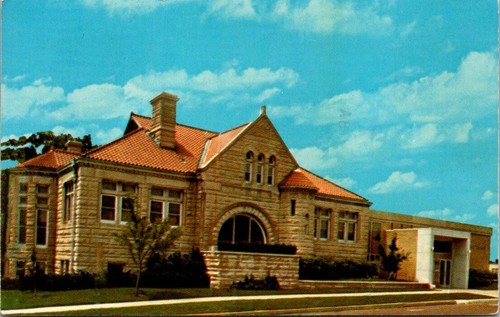 Postcard Dixon Public Library Dixon Illinois 1978 | eBay