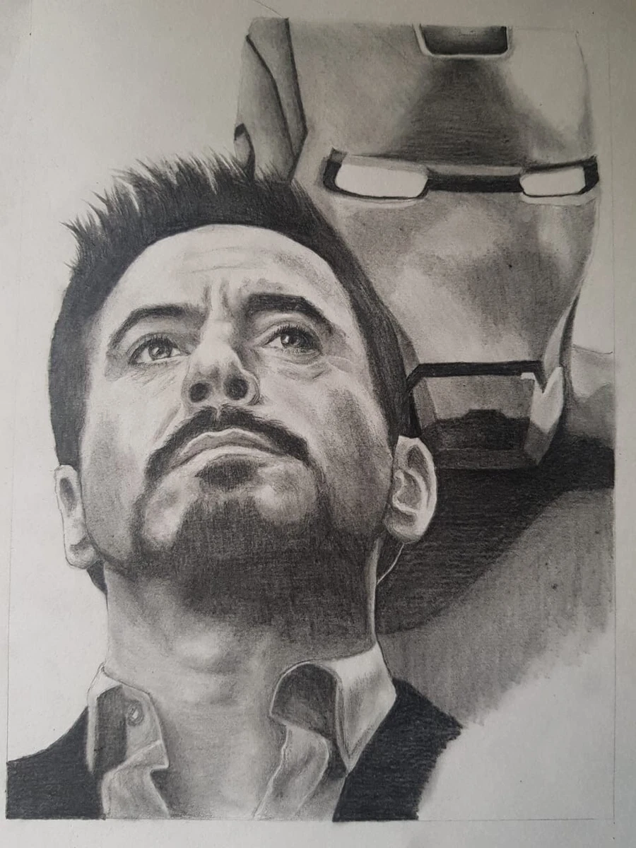 Iron Man Drawing Sketch