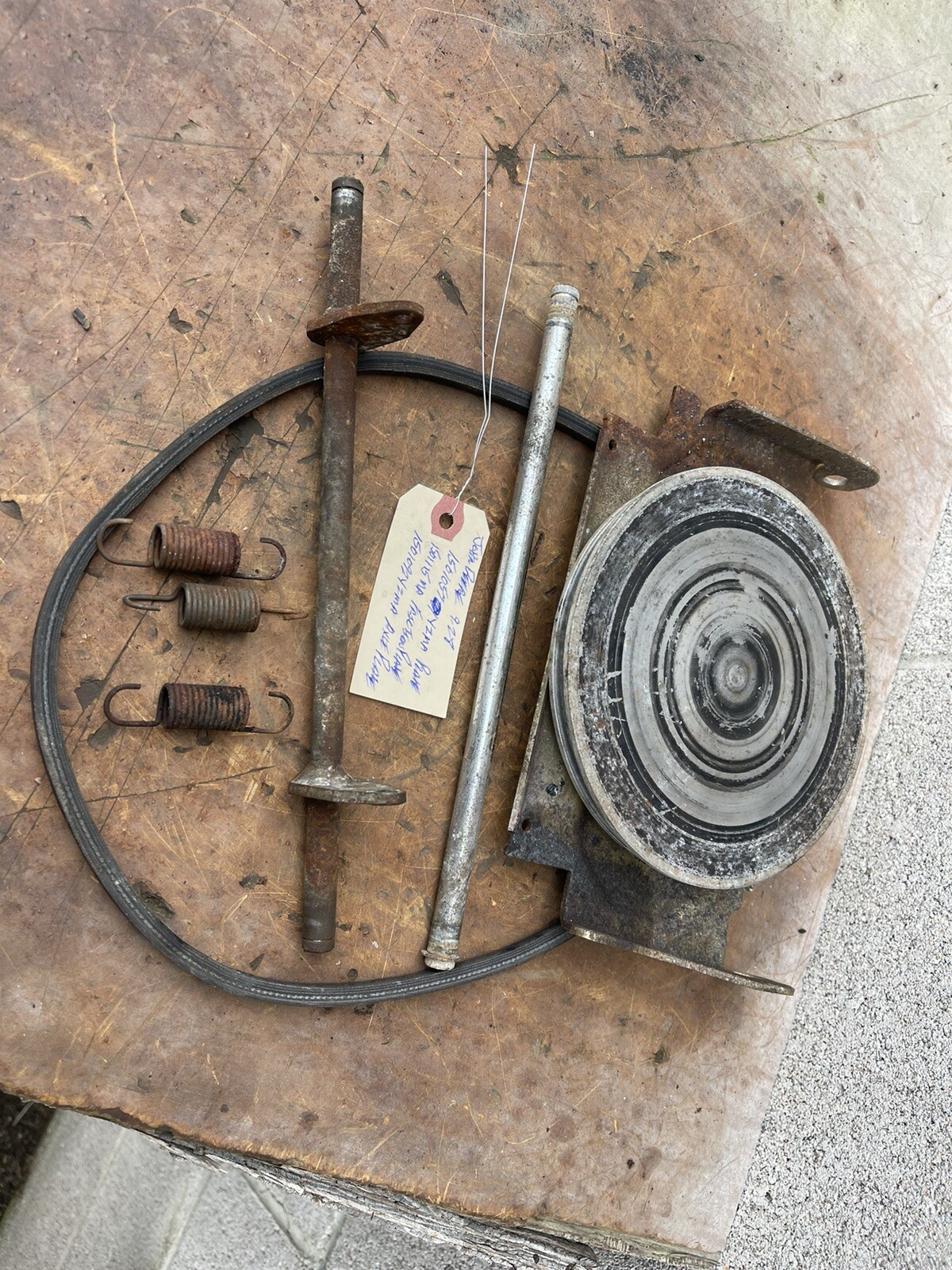 JOHN DEERE 9-28 Snowblower Friction Wheel Drive Plate And Linkage 1501057 | eBay