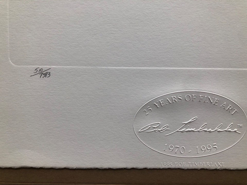 Bob Timberlake. - “ First Light “ print. 25th Commemorative Edition. | eBay