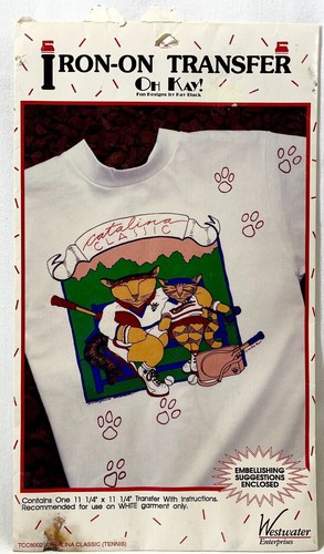 1990s Westwater Catalina Classic TCC8002 Iron-On Fashion Transfer ...