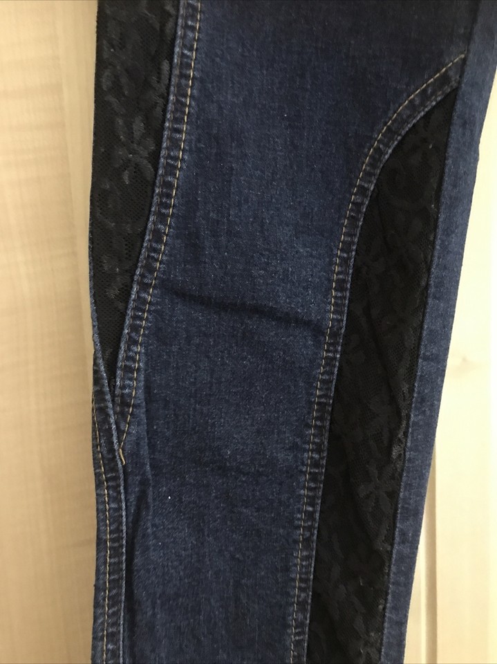 Red Herring Size 14 Denim Lace Jeggins | eBay UK