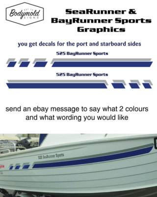 Stacer style SeaRunner or BayRunner decals | eBay Australia