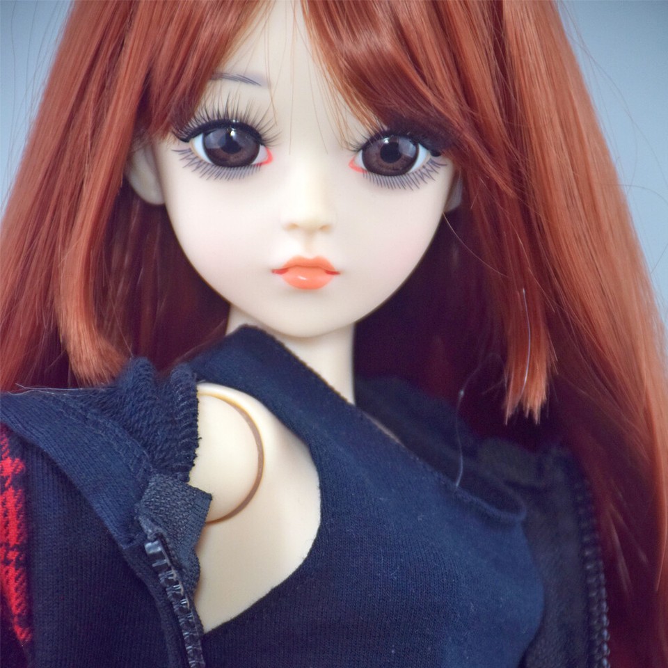 1/3 BJD Doll 24" 60cm Girls SD Dolls with Soft Wig Fashion Clothes Full ...