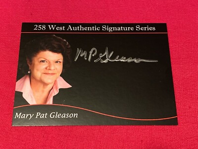 Mary Pat Gleason Autograph Card 258 West Authentic 19/40 | eBay