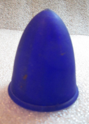 RARE VINTAGE COBALT BLUE DOT BULLET CLEARANCE MARKER TAIL LIGHT LAMP ...