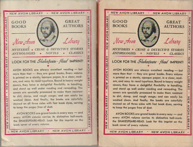 E896 Lot Of 2 Avon Vintage Mystery Paperback Books | eBay