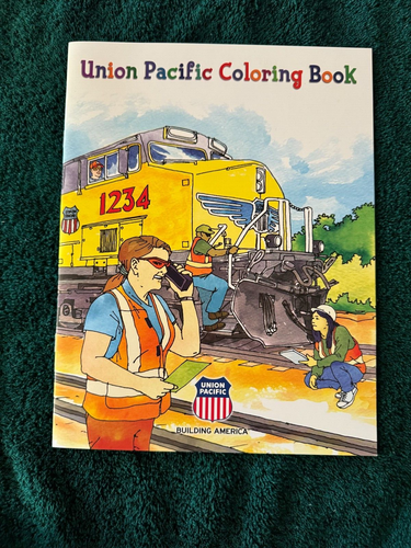 UNION Pacific RAILROAD ~ Coloring Book ~ Building America ~ 16 Pages ...