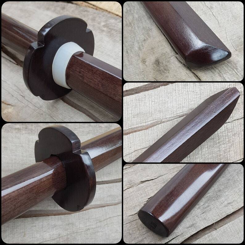 Wooden Long Chinese two-handed wushu sword Miao Dao 150 cm (59 ...