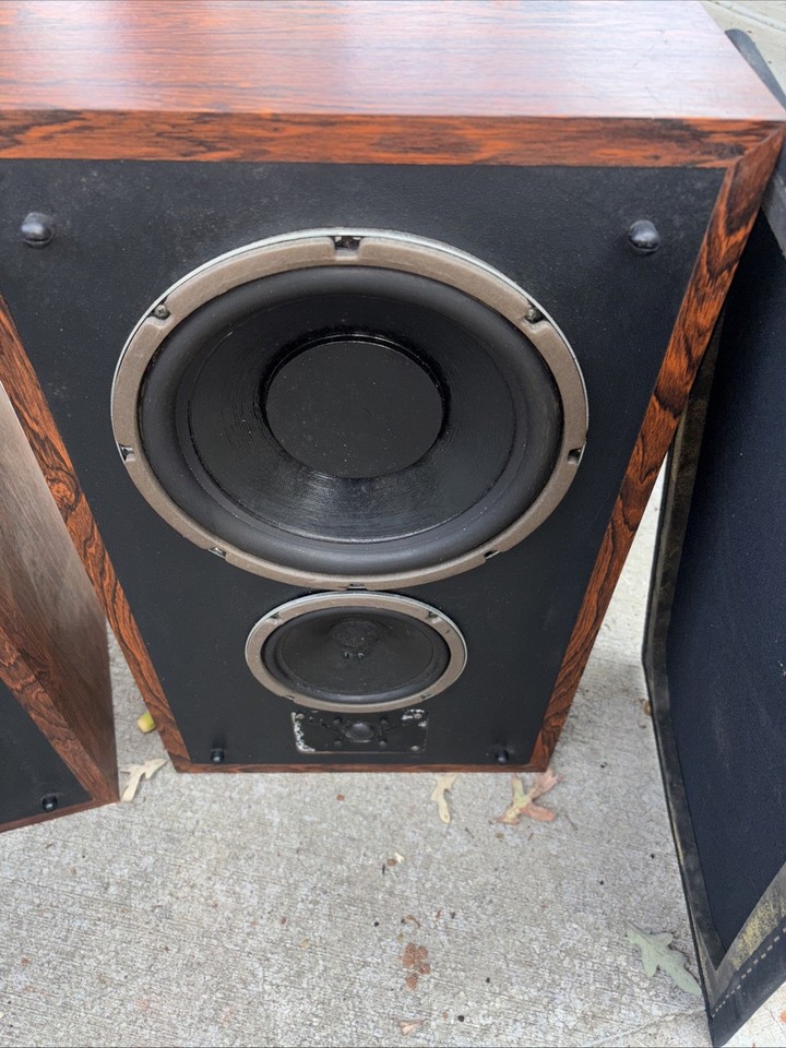 Vintage Polk Audio Monitor 7b Speaker Set Of 2. Tested Works Well | eBay