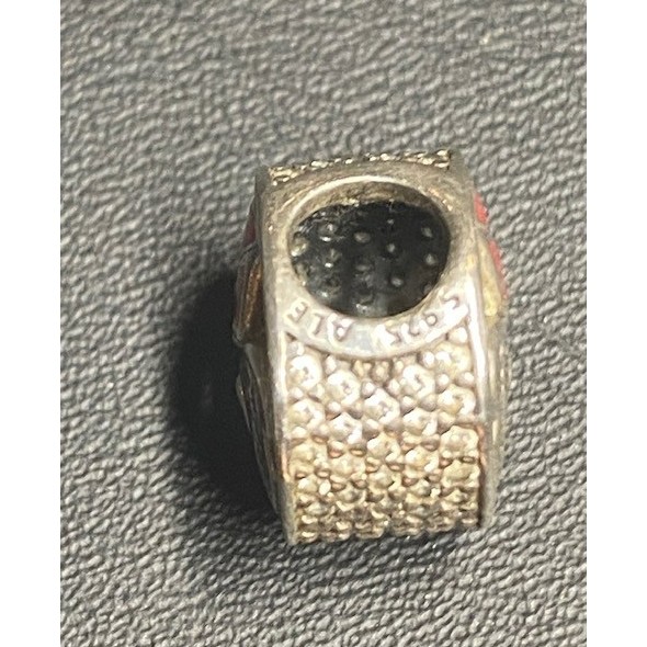 Pandora 925 Sterling Silver And And Enamel Lipstick Kiss Charm Sky | eBay