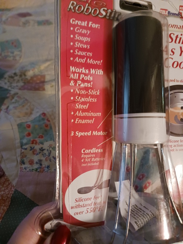 NEW As Seen on TV Robo Stir Automatic Pot Stir Soup Sauces Kitchen ...