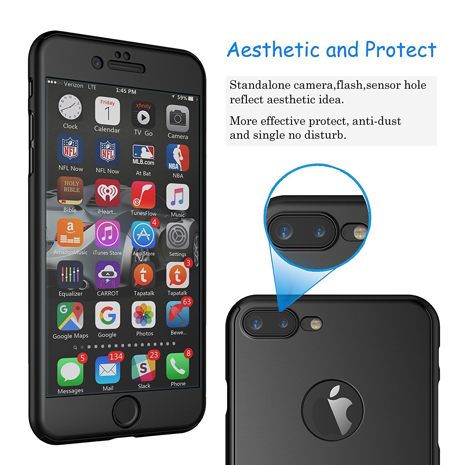 For iPhone 8 6S 7 Plus 12 Pro Max Ultra Thin Slim Hard Case Cover ...