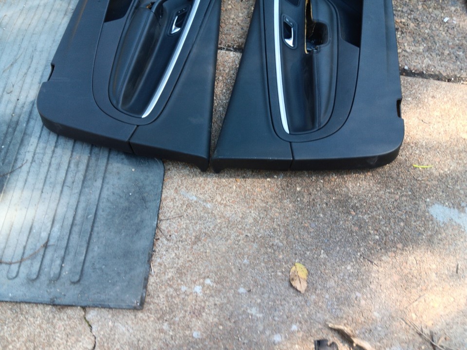 2012 - 2016 VOLKSWAGEN EOS BLACK FRONT DOOR PANELS DRIVERS & PASSENGERS ...