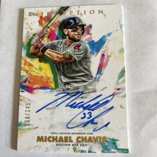 2020 Topps Inception Rookies & Emerging Stars Auto Michael Chavis Auto ...